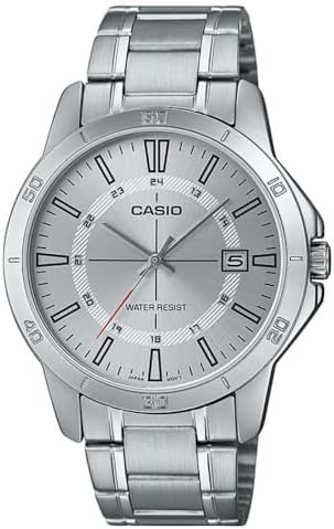 Casio Analog Quartz White Dial Stainless Steel Men's Watch MTP-V004D-7CUDF price in Egypt ...