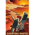 Mars Surveyors Wanted NASA Recruitment Retro Poster 24x36 Space ...