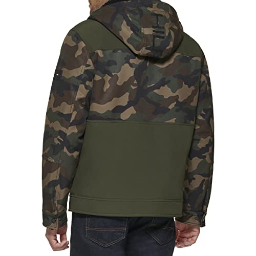 Tommy Hilfiger Men's Soft Shell Sherpa Lined Jacket Gray Size Medium ...