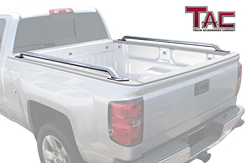TAC Bed Rails for 2014-2015 Chevy Silverado / GMC Sierra 1500 8ft Long ...