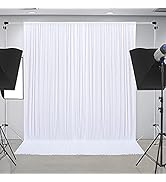 Amazon.com: 10 ft x 10 ft Wrinkle Free Black Backdrop Curtain Panels ...