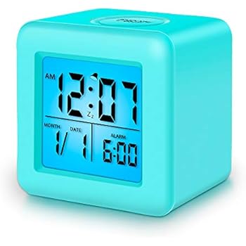 Amazon.com: FAMICOZY Digital Alarm Clock for Boys Kids Teens,Desk ...