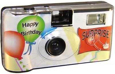 Amazon.com: 10 Pack of Happy Birthday Disposable Cameras: Kitchen & Dining