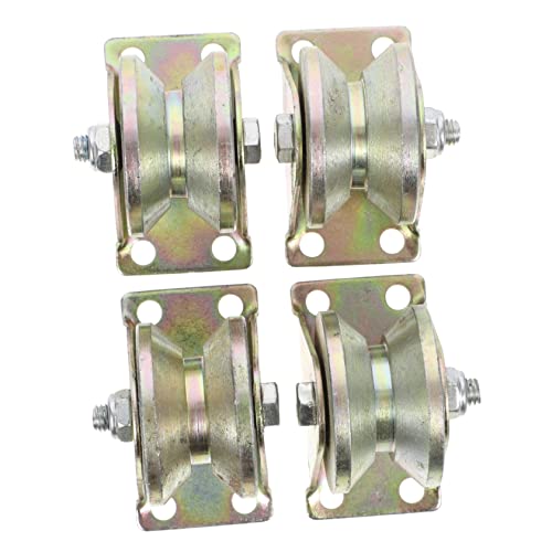 Mobestech 4pcs Track Wheel V Groove Gate Wheels Heavy Duty Caster ...