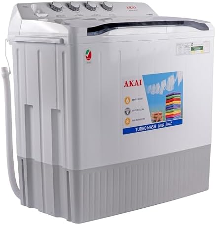 Akai 14 Kg Twin Tub Semi Automatic Washing Machine With One Year ...