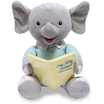 Amazon.com: Cuddle Barn "Storytime Teddie" Animated Storytelling Grey ...