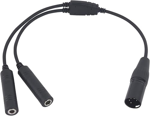 WODASEN General Aviation GA Dual Plugs Headset to Airbus XLR 5 Pin ...