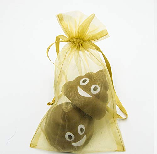 ME SO FUNNY 2 Poop Emojis Stress Balls - Nothing a Little Poo Can't ...