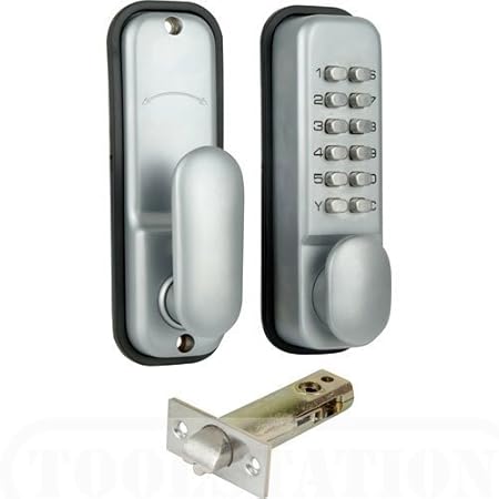 ERA Mechanical Digital Lock Polished Chrome: Amazon.co.uk: DIY & Tools