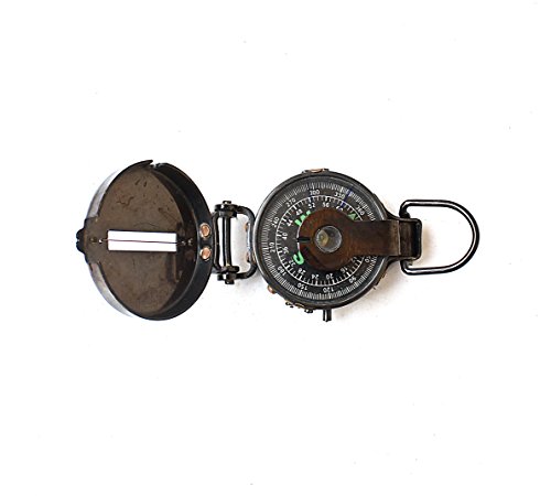 Lensatic Compass Black Military Vintage Antique navigational Marine, 3 ...