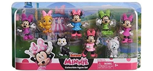 Disney Junior Minnie Mouse 8 Piece Collectible Figure Set Ages 3+ in ...