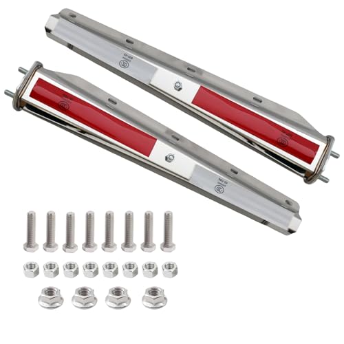 TAIROD 2 Pack Stainless Steel Heavy Duty Straight Spring Loaded Mud ...