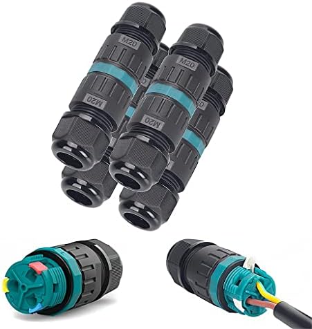 ELECDON Screw Free Outdoor Cable Connector, Waterproof Junction Box ...