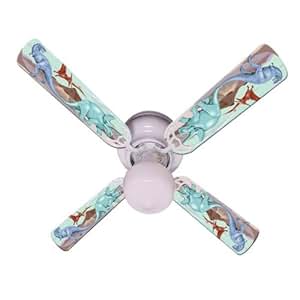 Ceiling Fan Designers Kids Dinosaur Dino Land Indoor Ceiling Fan ...