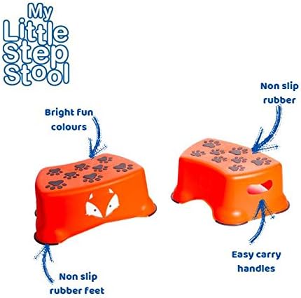 My Little Step Stool – Fox Step Stool for Toddlers, Anti-Slip Toilet ...