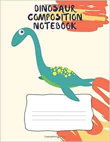 Dinosaur Composition Notebook: Cute Trendy Dino (Dinosaur Collection ...