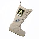 Amazon.com: Kurt Adler 19-Inch U.S. Army Combat Boot Applique Stocking ...