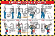 Amazon.com: Lifting Do's and Don'ts 24" X 36" Poster: Office Products