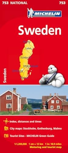 Sweden - Michelin National Map 753 (Michelin National Maps) in Oman ...