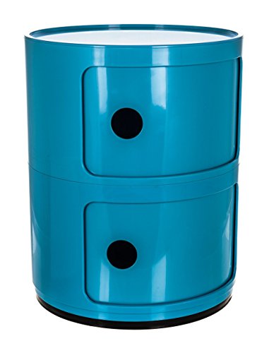 Buy 2 TIER ROUND STORAGE UNIT COMPONIBILI OFFICE/BATHROOM/KITCHEN RACK ...