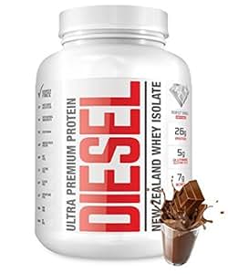 Diesel New Zealand Isolate Whey Protein, Milk Chocolate, 2 Lbs.: Amazon ...