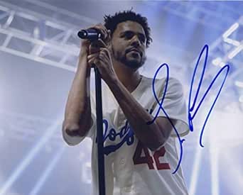 J. Cole signed 8x10 photo at Amazon's Entertainment Collectibles Store