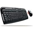 Amazon.com: LOGITECH, Logitech Cordless Desktop EX100 Keyboard and ...