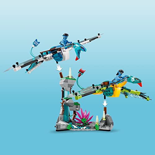 LEGO Avatar Jake & Neytiri First Banshee Flight 75572, Pandora Movie ...