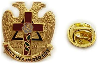 Amazon.com: Scottish Rite Rose Croix Cross 32 Degree Masonic Masonry ...