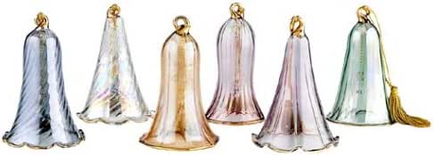 Amazon.com: Lenox Bell Crystal Ornaments, Set of 6: Home & Kitchen