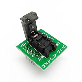 QFN8 DFN8 WSON8 Programming Socket Pogo Pin IC Test Adapter QFN8-1.27 ...