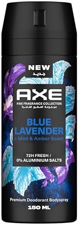 AXE Fine Fragrance Premium Deodorant Body Spray, Blue Lavender, Mint ...