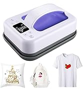 Amazon.com: Heat Press Small Heat Press Machine for Heating Transfer, 7 ...