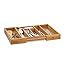 Bamboo Extending Cutlery Drawer Tray | 6-8 Adjustable Compartments ...