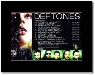 Music Ad World DEFTONES - UK Tour 2007 Mini Poster - 21x13.5cm: Amazon ...