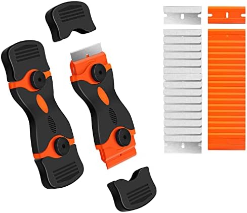 سعر 2 Pack Double Edged Razor Blade Scraper Tool with 40 Pcs Razor ...