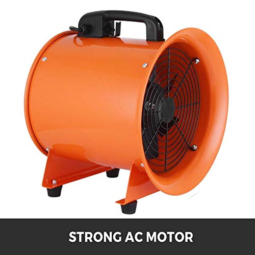 OrangeA Utility Blower Fan, 12 Inches, 520W 2295 CFM High Velocity ...