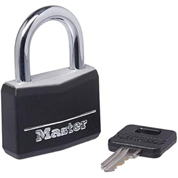 Master Lock Candado de aluminio con cubierta, 5.08 cm de ancho, negro, 527D: MASTER LOCK: Amazon ...
