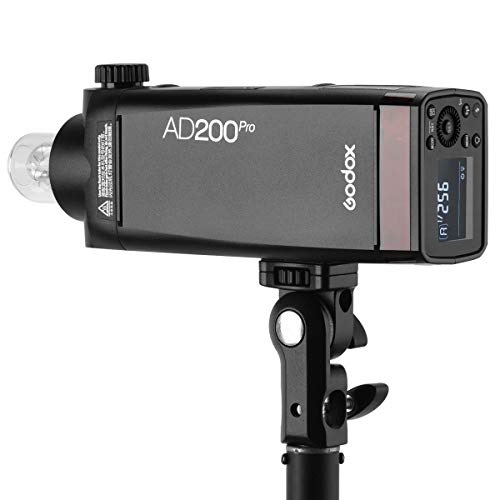 GODOX AD200 Pro AD200Pro with BD-07 Barn Door Honeycomb Grid 4 Color ...