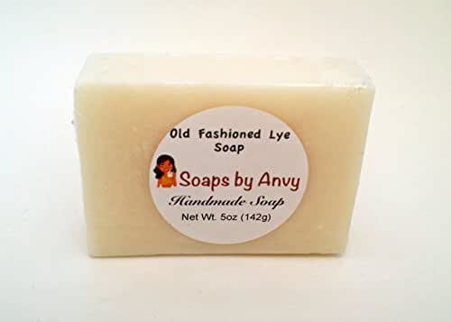 Amazon.com: Old Fashioned Lye Soap Organic Natural Handmade Bar for ...