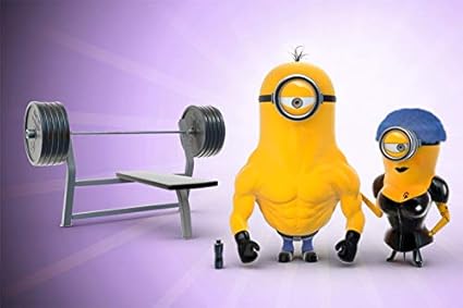 Minion - Gym Motivational Quotes Poster 12 x 18 Wall Poster: Amazon.in ...