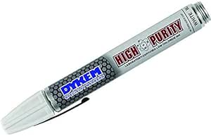 Amazon.com : DYKEM HIGH Purity 44 Markers, White, Case of 12 Markers ...