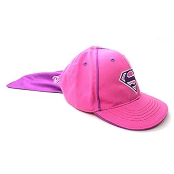 DC Comics Supergirl Toddler Pink Baseball Cap Hat - Epic Kids Toys