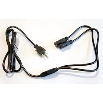 Amazon.com: Dual Monitor Computer Screen Power Cord Cable 6 Foot AC 3 ...