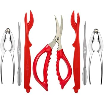 Amazon.com: Norpro Seafood Serving Set: Seafood Tools: Kitchen & Dining