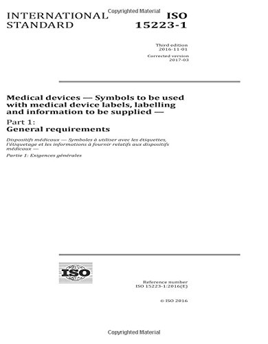 Buy ISO 15223-1:2016, Third Edition: Medical devices - Symbols to be ...