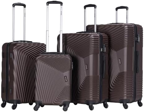 VIPTOUR Luggage Set of 4 Pieces ABS Made with Spinner Wheels And ...