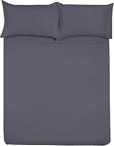 Amazon.com: Microfiber RV Sheet Sets, 70x80 Camper King, Dark Grey ...