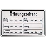 Amazon.de: PST-Schild - Unsere Öffnungszeiten - Schild Spaßschild HSK ...