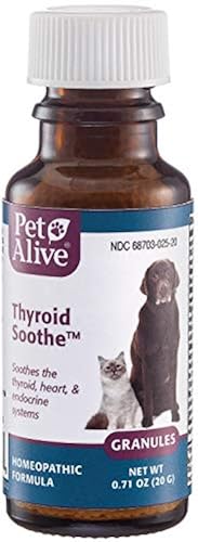 PetAlive Thyroid Soothe - Natural Homeopathic Formula for Common Symptoms of Overactive Thyroid ...